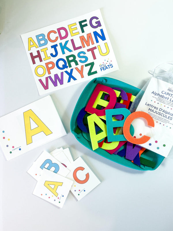 CAPITAL Alphabet Flash Cards – tinyfeats