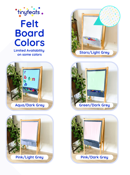 Aqua Felt Board - Flannel Board – tinyfeats