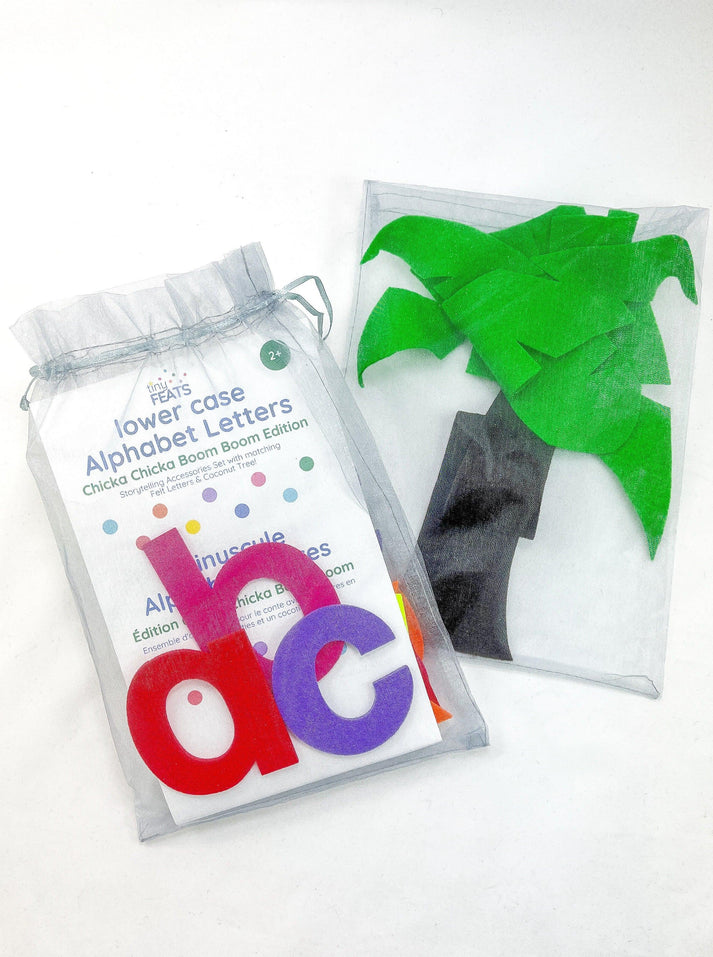 Chicka Chicka Boom Boom Story Set - Felt Alphabet Letters, Coconut Tree ...