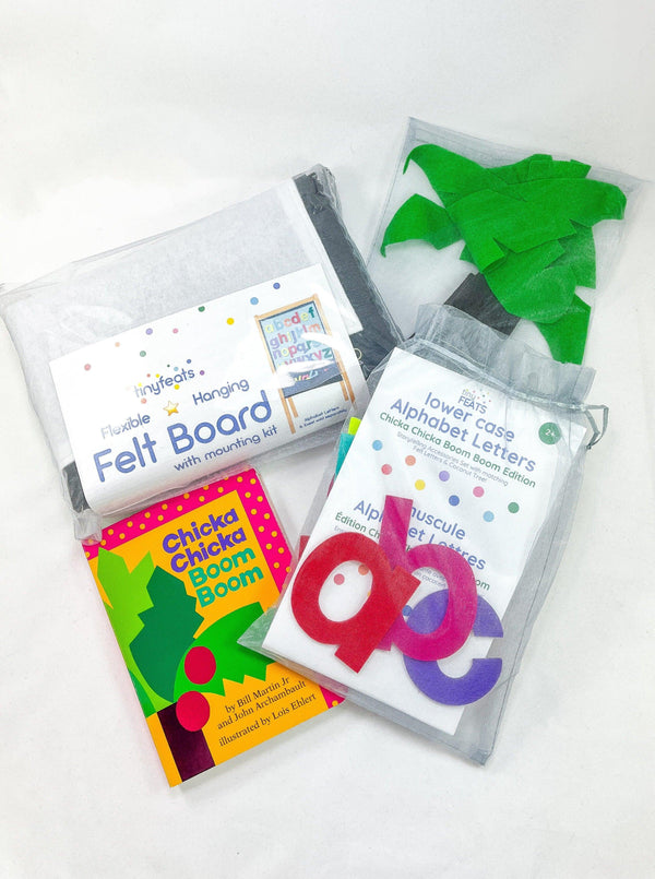 Chicka Chicka Boom Boom Story Set - Felt Alphabet Letters, Coconut Tree ...