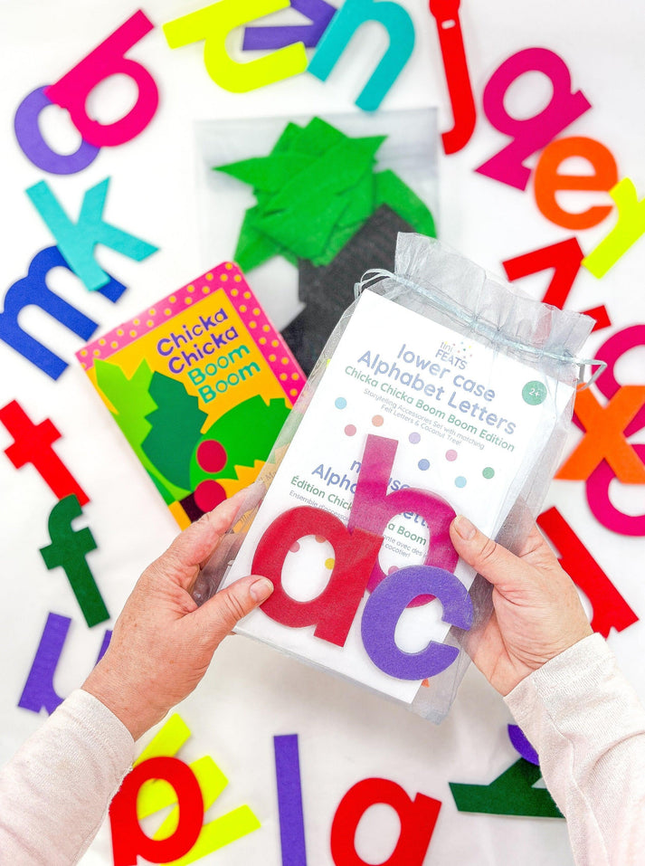 Chicka Chicka Boom Boom Story Set - Felt Alphabet Letters, Coconut Tree ...