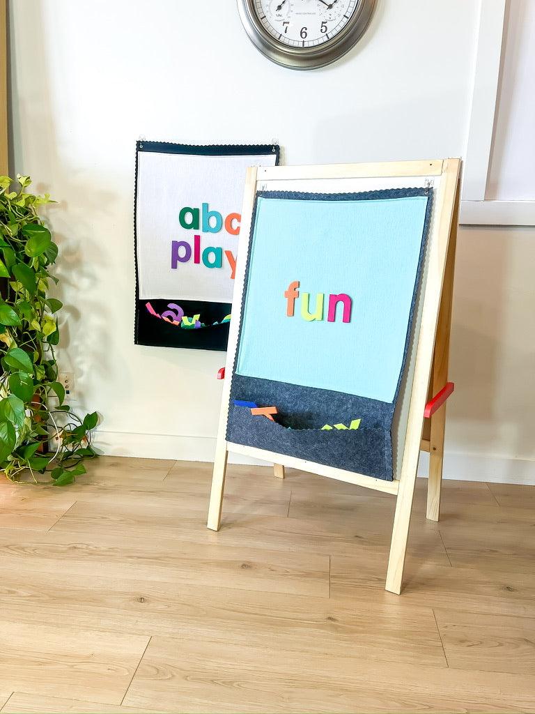 Aqua Felt Board - Flannel Board – tinyfeats