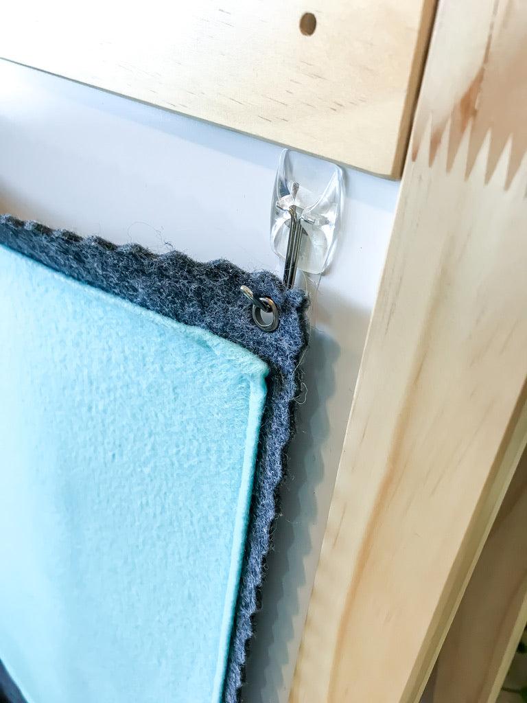 Aqua Felt Board - Flannel Board – tinyfeats