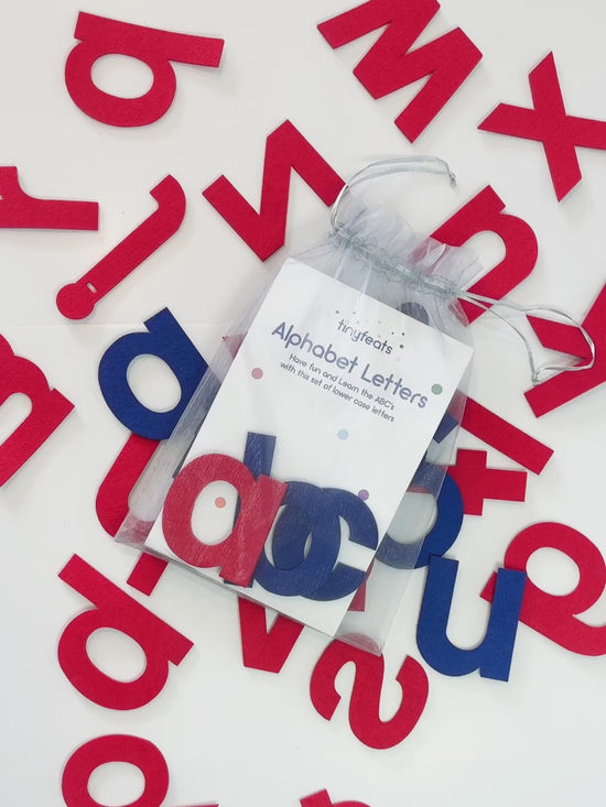 Montessori Letters Felt – tinyfeats