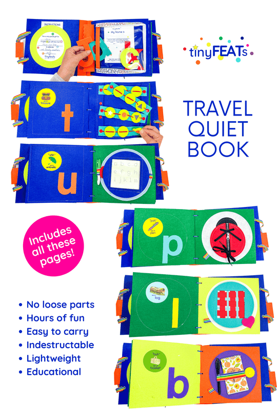 Travel Activity Book - Quiet Book – tinyfeats