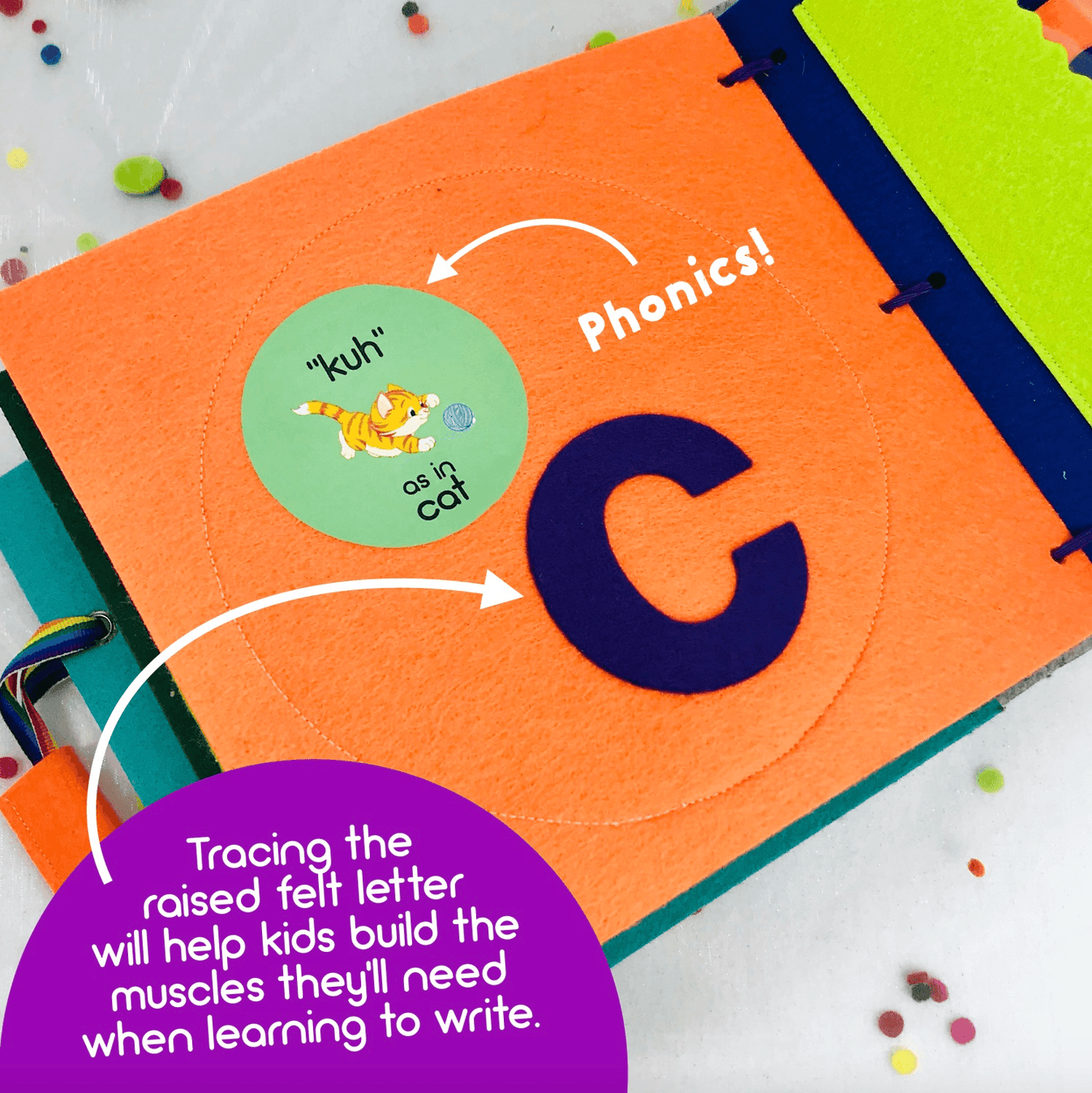 tinyfeats - Color Matching Quiet Book Page