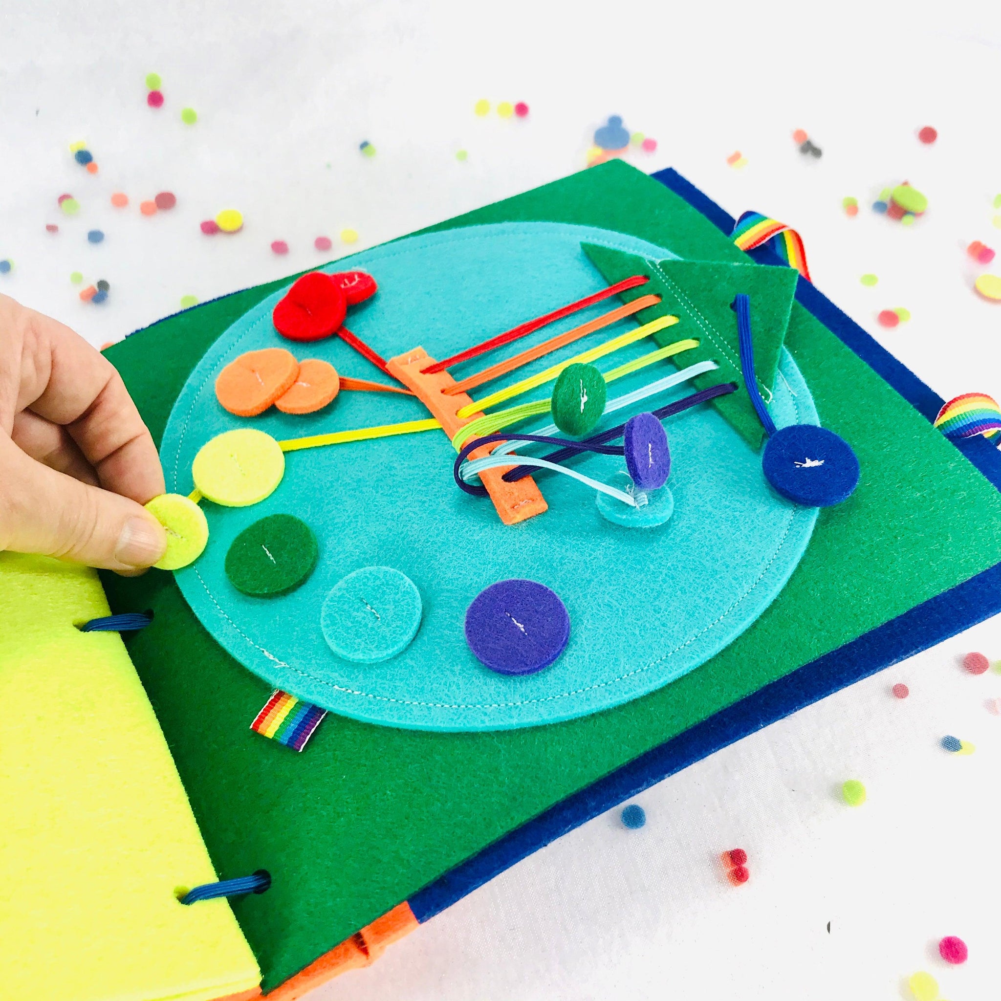 Tune the Guitar Musical Quiet Book Page – tinyfeats