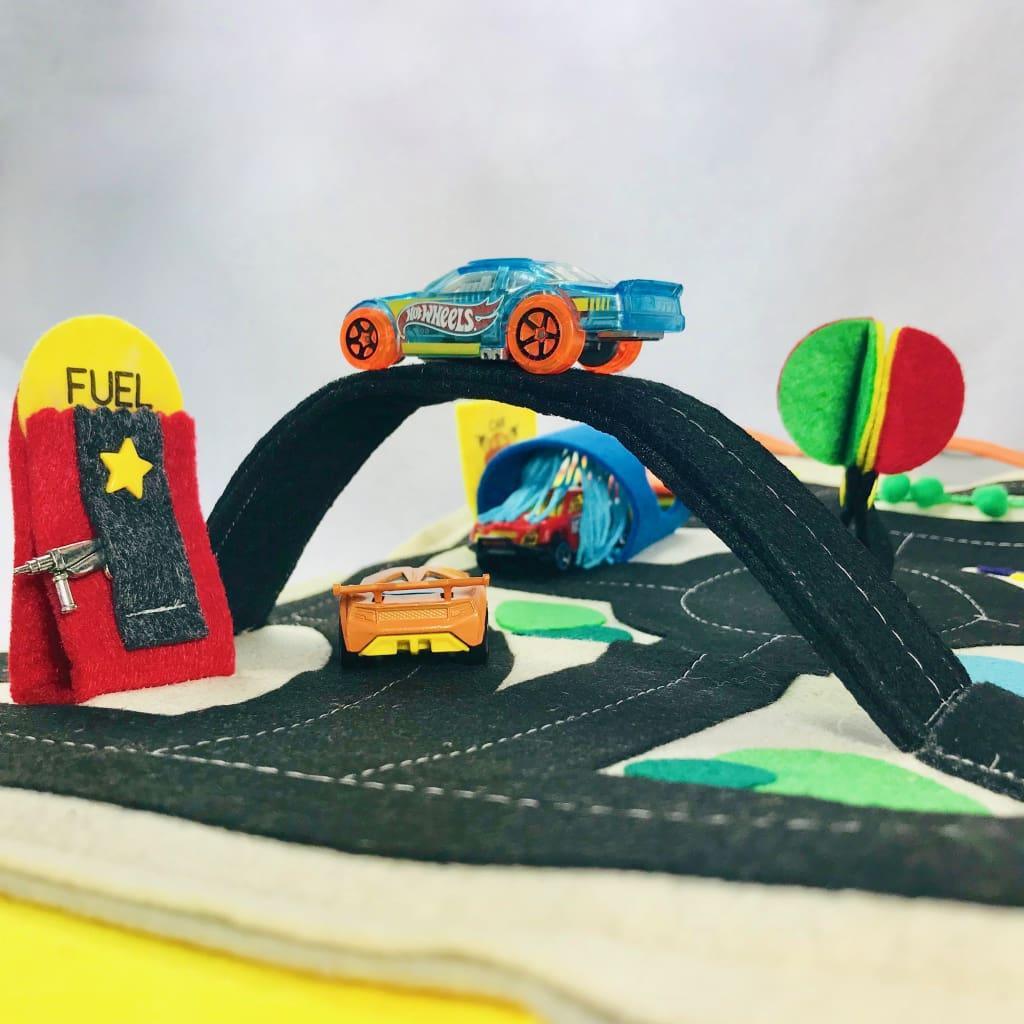 tinyfeats - Toy Car Play Mat Sewing Kit Printable Pattern & Video Tutorial